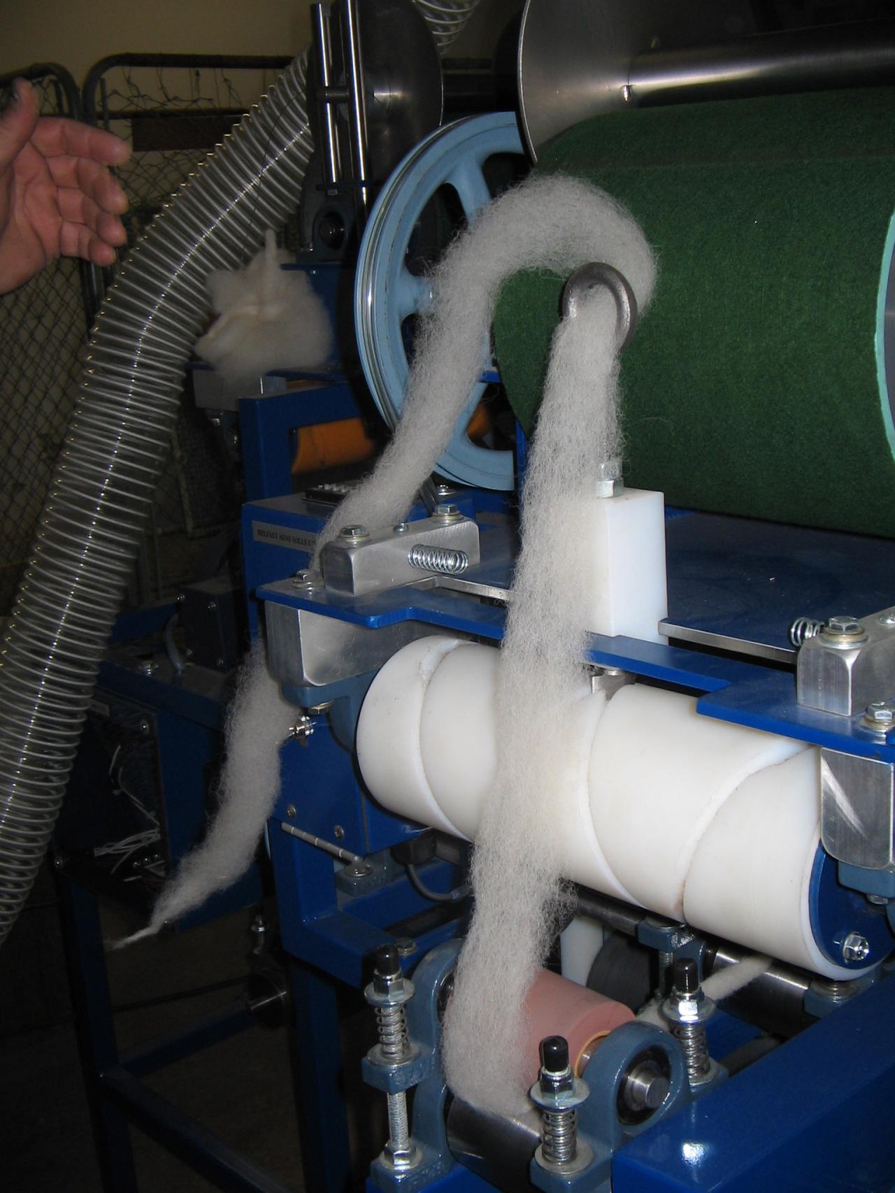 A Spinning Peddler's Fiber Mill - Photo Gallery